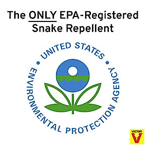 Victor VP364B Snake-A-Way Outdoor Snake Repelling Granules 4LB Snake Away Repellent - Repels Againts Poisonous and Non-Poisonous Snakes