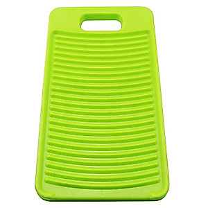 ZYAMY Antiskid Mini Washboard Plastic Washing Board Household for Students Clothes Clean Laundry, Green