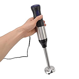Hand Blender Set, 1000W 5 Speed Electric Handheld Hand Mixer Stick with 500ML Ground Meat Bowl, 700ML Grinding Cup, Stainless Steel Stick Blender Food Processor for Egg Food Juicing Meat Mixing