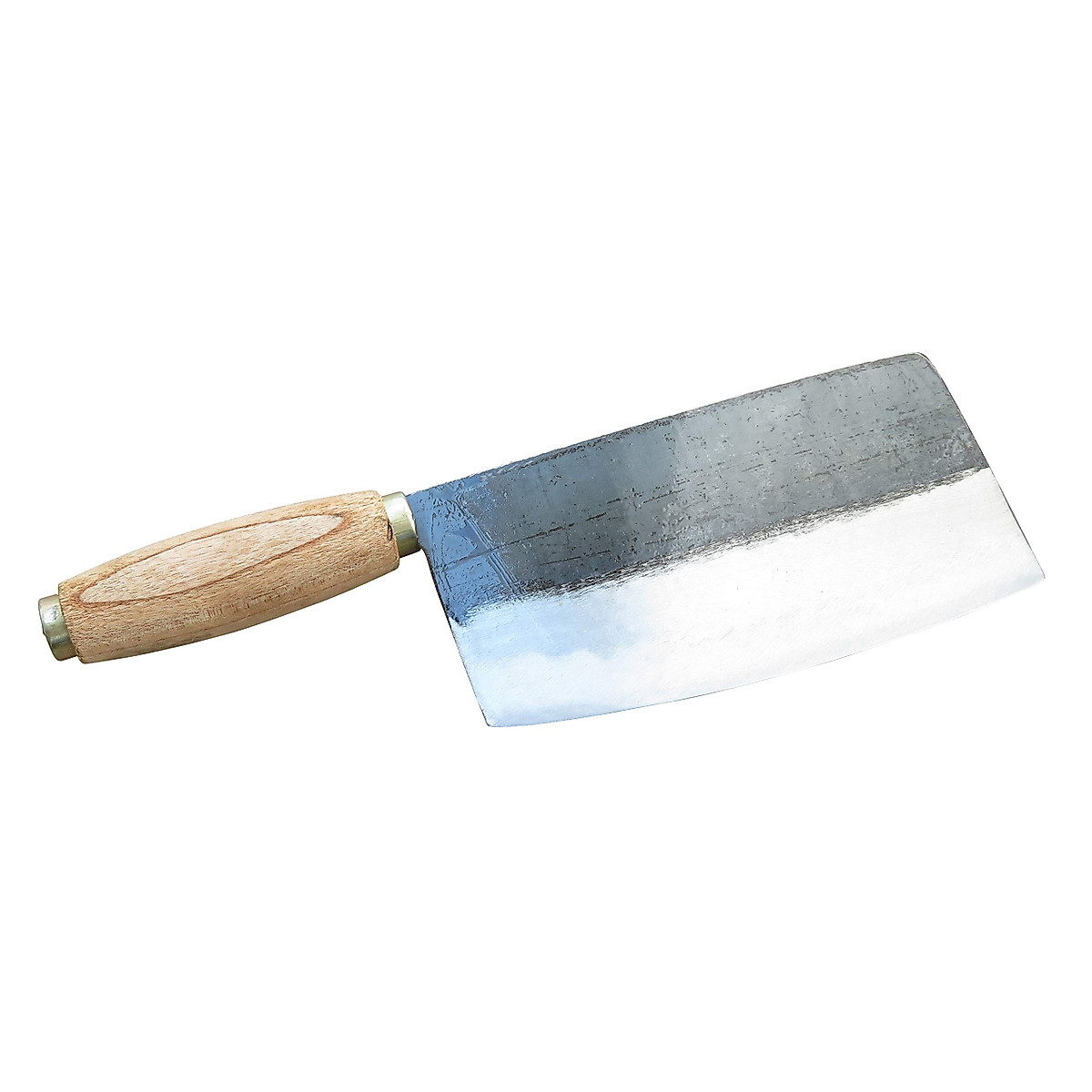 Crude - Chinese Vegetable Cleaver Knife, 7 inch, Carbon Steel, Super Thin & Light