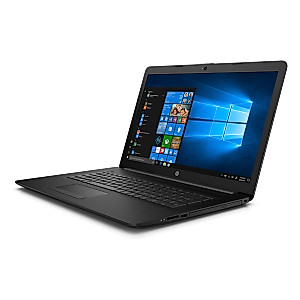 HP 2019 17.3" HD+ Flagship Home & Business Laptop, Intel Quad Core i5-8265U Processor Upto 3.9GHz, 16GB RAM, 512GB SSD, DVD-RW, WiFi, HDMI, GbE LAN, Bluetooth, Windows 10, Black