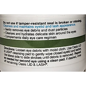 Oasis LID & LASH Eyelid & Lash Cleansing Pads
