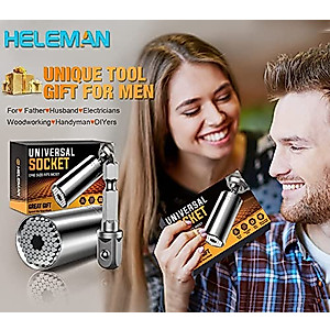 BUY TWO TO SAVE MORE - Super Socket Tool & Credit Card Multitool Christmas Stocking Stuffers for Men Women Dad Husband Guys
