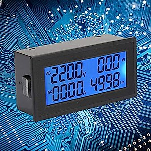 Ampere Meter, YB5140DM 0~20A 60~500V Voltmeter Multi Function AC Digital Ammeter Current Meter