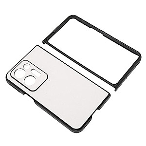 for Oppo Find N2 Shiny Phone Case, Ultra Thin and Slim Shockproof Protection Case, Anti Drop Foldable Phone Protective Cover for Oppo Find N2 (White)