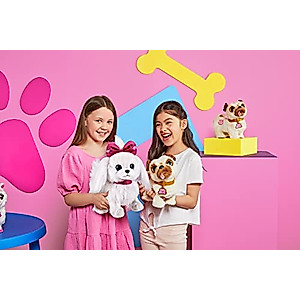Pets Alive Lil' Paw The Walking Puppy by ZURU Interactive Dog That Walk, Waggle, and Barks, Interactive Plush Pet, Electronic Leash, Soft Toy for Kids and Girls