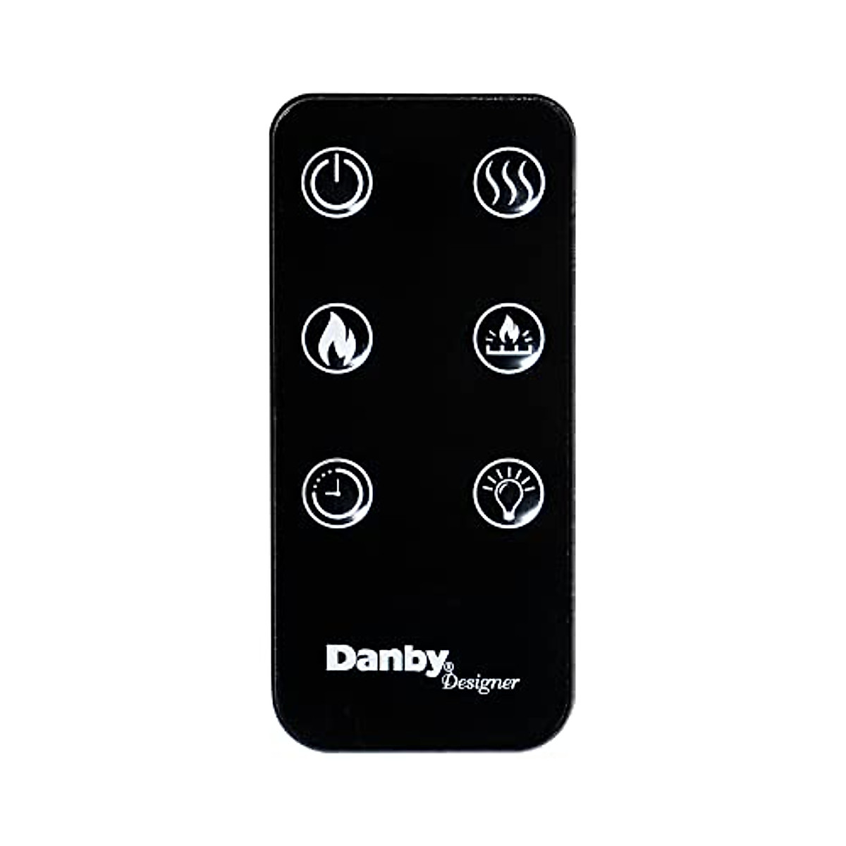 Danby Designer DDEF02213BD13 22" Wall Mount Electric Fireplace in Black Multi-Colour LED Flame and Ember Bed Remote Control Included