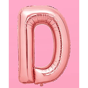 xo, Fetti Rose Gold Jumbo BRIDE Balloons - 40 inch, XL | Bachelorette Party Decorations, Wedding Party, Engagement Party, Bridal Photo Booth