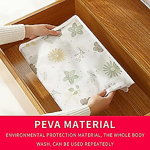 Hexuu Large Capacity Clothes Storage Bag Organizer with Strong Zippers for store Clothes, Quilts, Pillows, etc. , Made of Recycled Material (Animal x 4 Pack)