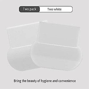 2 PCS Toilet Lid Lifter, Toilet Seat Lifter Toilet Seat Handle Lifter Toilet Cover Lifter,Avoid Touching Toilet Cover Handle Bathroom Accessories for Home, Office, Hotel, White