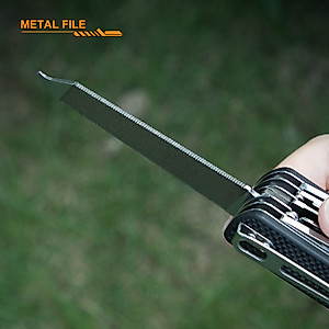 Ruike Multifunctional Knive, Black, G10 (M61-B)