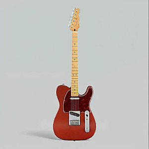 Fender 6 String Solid-Body Electric Guitar, with 2-Year Warranty, Right, Aged Candy Apple Red (0147332370)