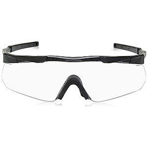 Smith Optics Elite Aegis Arc Asian Fit Eyeshields, Clear/Gray, Black