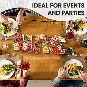 VLN Designs 12-Inch Cardboard MRS Charcuterie Letters with Clear Tongs - Perfect for Bachelorette Party Decorations, Bridal Shower Decorations, Bride-to-Be, Wedding Shower Decorations, & She Said Yes!