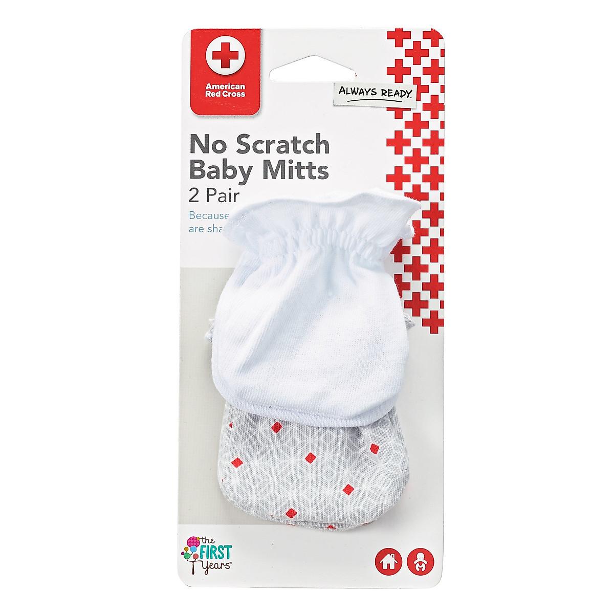 The First Years American Red Cross No Scratch Mitts
