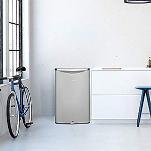 Danby DAR044A6PDB 4.4 Cu.Ft. Mini Fridge, Compact Refrigerator For Bedroom, Living Room, Bar, Dorm, Kitchen, Office, E-Star In Pearl White With Lock