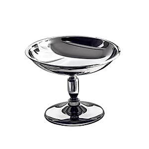 Gralara Ice Cream Cups Dessert Bowls Vintage Style Stainless Steel Exquisite Dia 4in Sturdy Dessert Fruit Tray Yogurt Cup for Household Cereal Salad