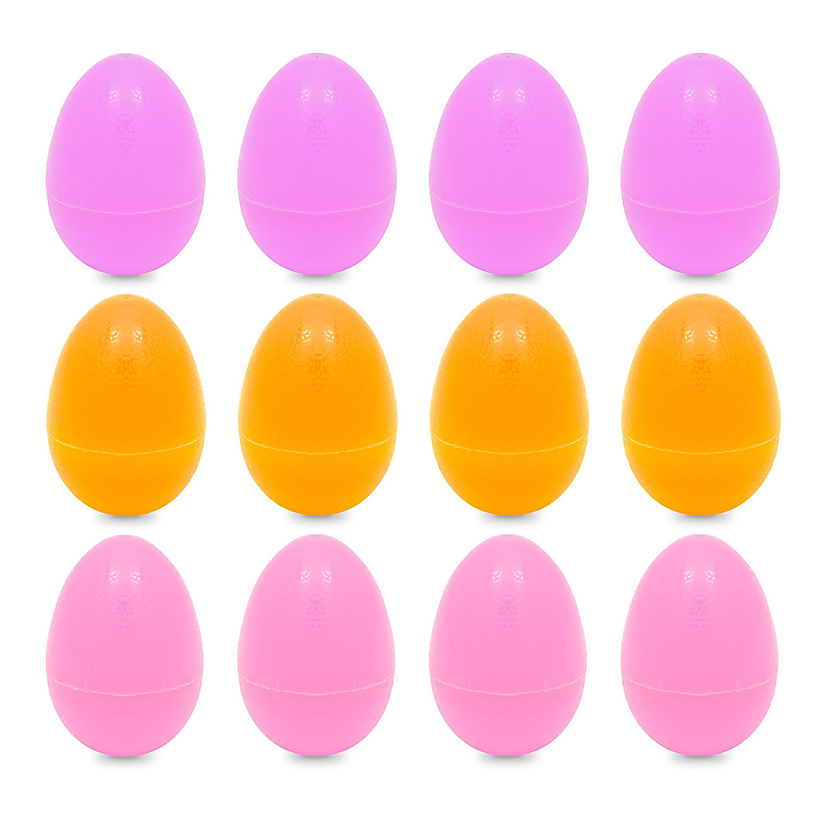 Pre-Filled Easter Eggs with Mini Pull Back Toy Cars (2.5 In, 24 Pack)
