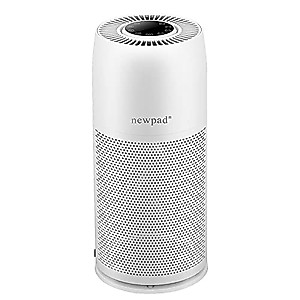Air Purifiers for Home Large Room, NEWPAD HEPA Quiet Air Purifiers for Bedroom, Air Cleaner with Active Carbon for Pets' Dander, Dust, Smoke, Odors, Auto Mode, Child Lock,Timer, Night Light, White