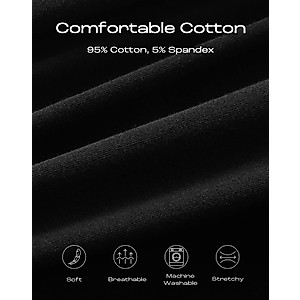 INNERSY Women's 4" Inseam Boxers Briefs Cotton Boyshorts Underwear Ladies Panties 3-Pack(3 Black,X-Large)