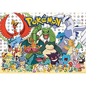 Buffalo Games - Pokémon - Fan Favorites - 300 Large Piece Jigsaw Puzzle Multicolor, 21.25"L X 15"W