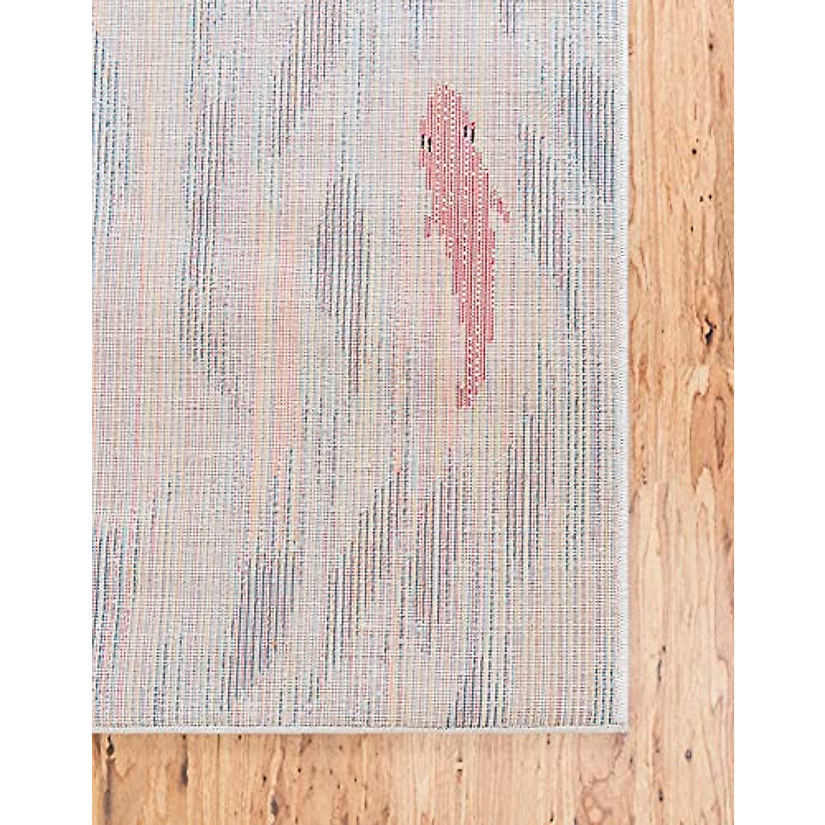 Unique Loom Positano Collection Coastal Modern Bright Colors Fish Beige Area Rug (3' x 5')