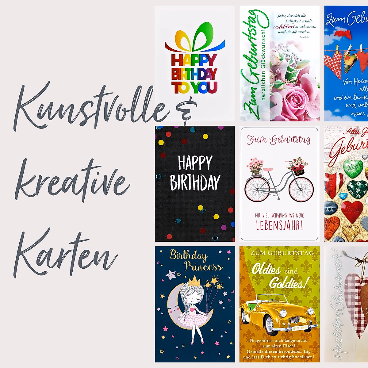 BingBling French Fries Birthday Card 4.5" x 6.5"