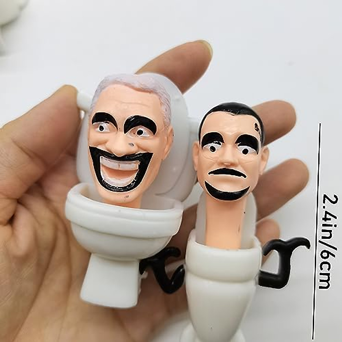 Skibi-Toilet Toy Figure,12pcs Skibi-Toilet Cool Game Character Action Toy Figure for Kids