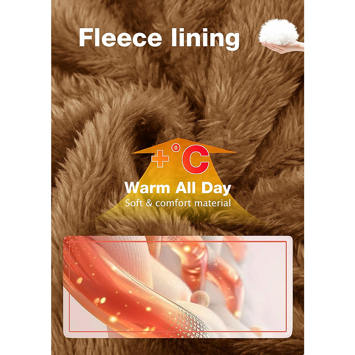 MAGCOMSEN Winter Coats for Mens Military Parka Jacket Fleece Lined Winter Cargo Jackets Khaki S