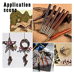 PH PandaHall 4 X 1/2 Inch Wood Dowel Rods, 12 Colors Wood Pen Blank Wooden Carving Blocks Wood Stick Pen Blank Cut Offs for Pen Turners Engraving Carving