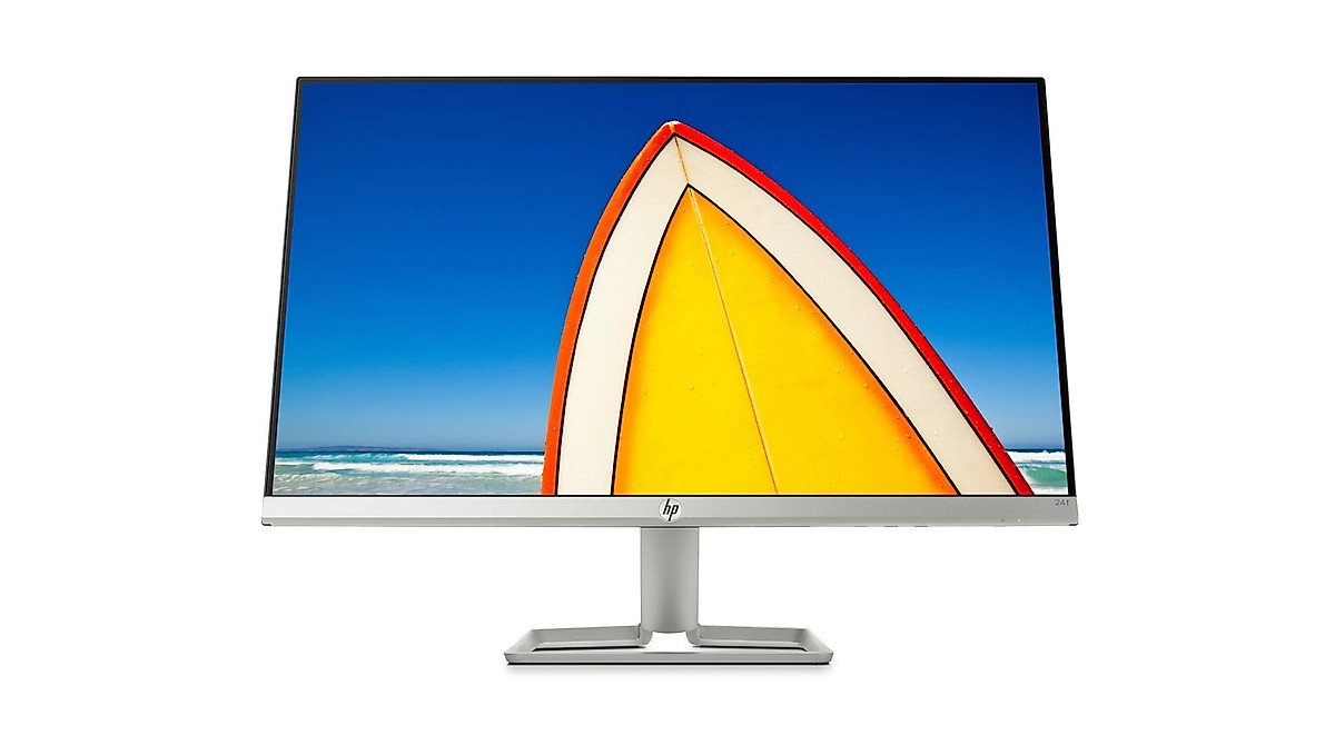 HP 24f 24" Ultra Slim Bezels Monitor HDMI VGA 1080p IPS w/AMD FreeSync ...