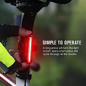 OLIGHT Seemee 30 C Bike Light 30 Lumens Tail Light 230 Degree Visibility, 800m Viewable Range, USB Rechargeable Bike Break Light, IPX6 Waterproof, Road and Urban Cyclists
