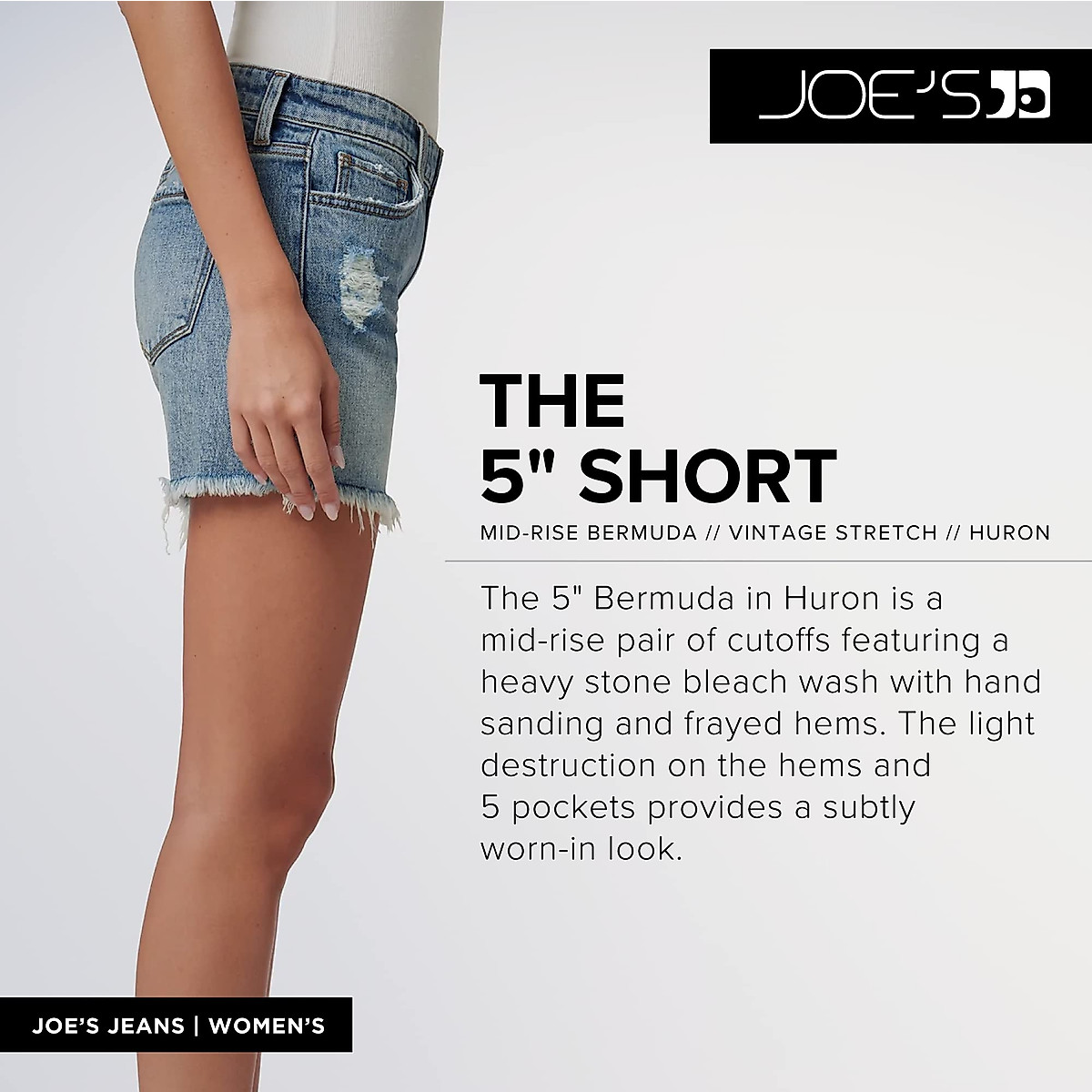 Joe's Jeans Women's The 5 Short, Huron, 24