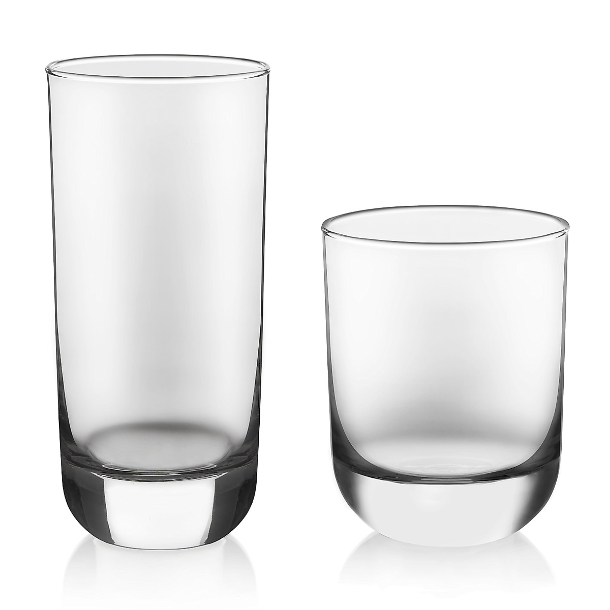 Libbey Polaris 16-Piece Tumbler and Rocks Glass Set