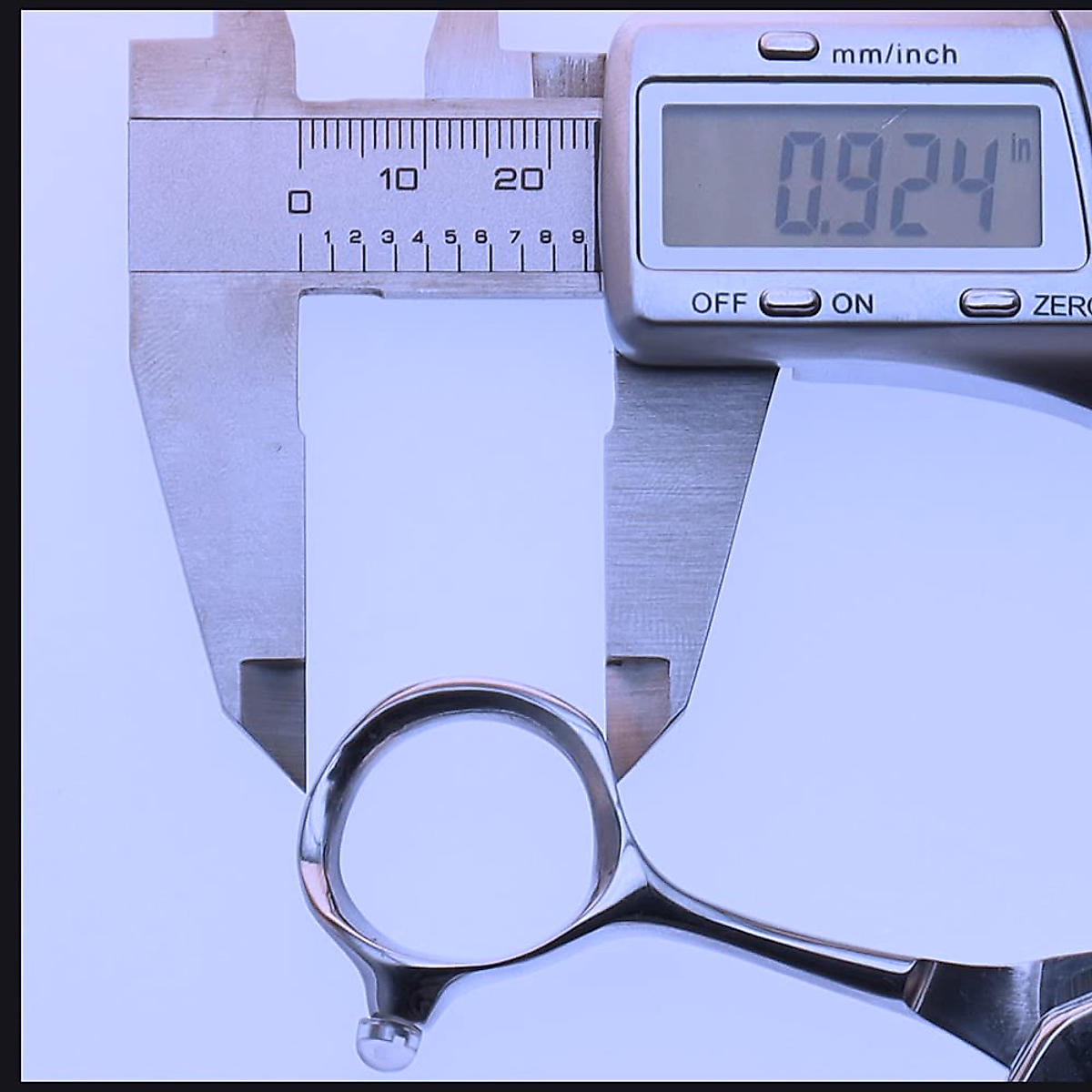 AOLANDUO 6 Inch Sword Blade Hair Scissors/Barber Scissors-High End Japanese AICHI Steel Handmade Hair Cutting Shears with Offset Handle for Salon Stylists Beauticians & Hairdresser