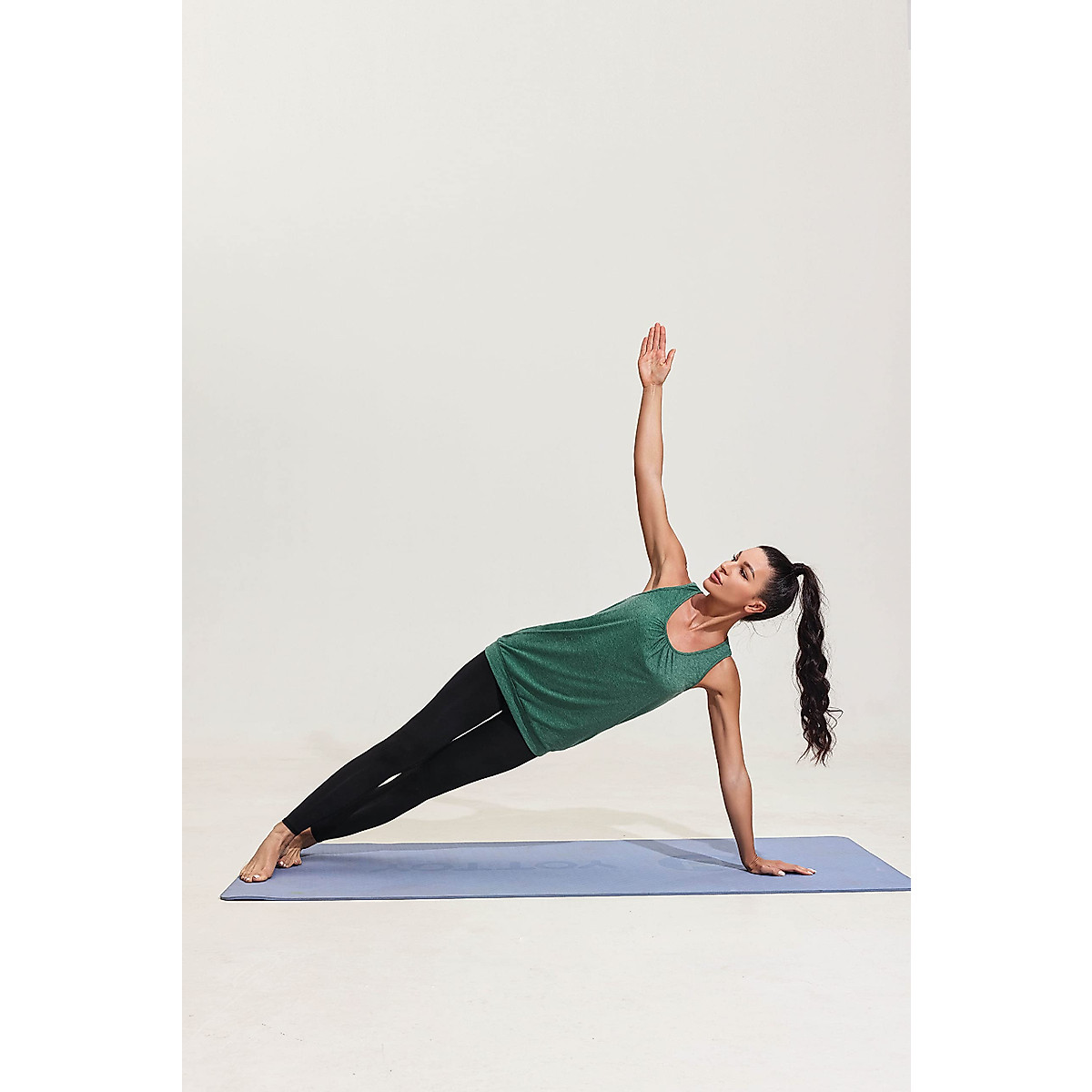 Beyove Racerback Tank Tops for Women Loose Fit Athletic Tops Workout Banded Bottom Tanks Pleated Shirts Yoga Activewear 3 Pieces