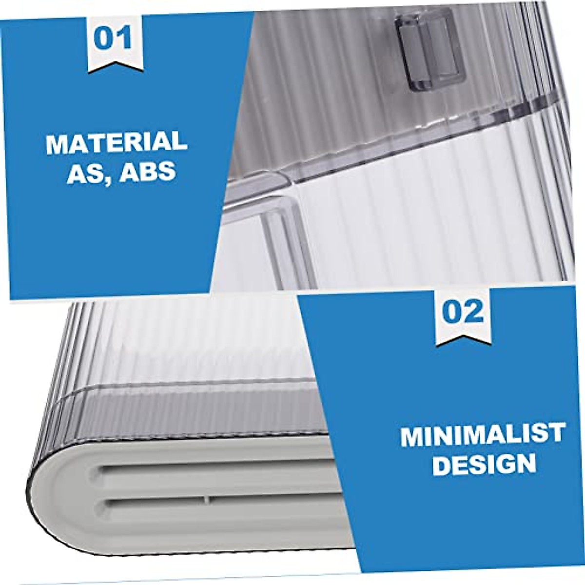 UPKOCH 3pcs Storage Organizer for Free Container Holder Stand Convenient Bar Multifunctional Cutlery Rack Silverware Wall Accessory Mounted Block Display Grey Tool Kitchen Utensil Punch