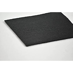 Acrylic Felt Fabric 72" Wide by 36" Long | Craft Felt for DIY Projects, Costumes, Decoration, Holidays | IceFabrics | 1 Yard - Black
