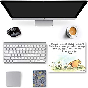 Manslator Anime Mouse Pad - Braver Than You Believe Laptop Desk Accessory, Gaming & Cute Design