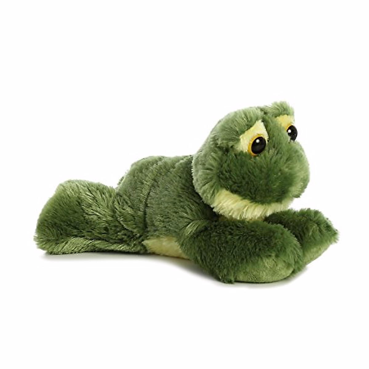 Aurora® Adorable Mini Flopsie™ Frolick Frog Stuffed Animal - Playful Ease - Timeless Companions - Green 8 Inches