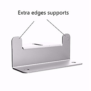 NUZAMAS [Upgraded 2 Set of Z Brackets Solar Panel Mounting Kits Sets for RV Boat Car Truck Caravan Home Mounted Off Grid Roof (Total 8 Units)