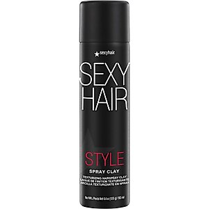 SexyHair Style Spray Clay Texturizing Hairspray Clay, 4.4 Oz | All Over Texture | Matte Finish | All Hair Types