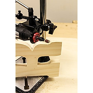Milescraft 1097 ToolStand - Variable Speed Drill Press Stand (compatible with Dremel). Rotary Tool Not Included