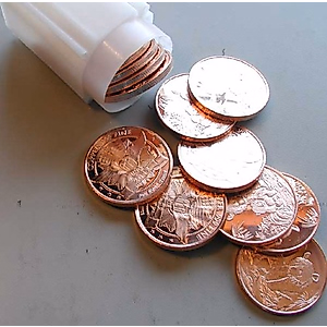 20 Round Tube 2012 .999 Pure Copper Bullion Round Liberty Head Design