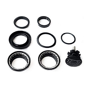 YOU+ 34mm Heavy Duty Headset Top Cap Bearings, Threadless Stem Tapered Sealed BMX Bearing Nuts for Mountain MTB Bike