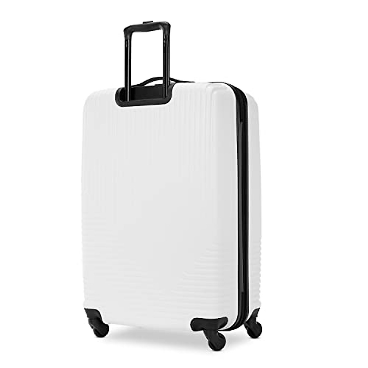 AMERICAN TOURISTER Groove Hardside Luggage with Spinner Wheels, White, 3-Piece Set (Carry On, Medium, Large)