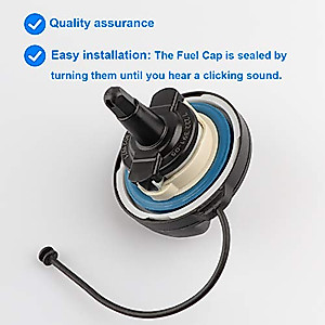 Gas Cap, Fuel Cap Compatible with Mini Cooper BMW E39 E46 E60 E90 E92 F02 F07 F10 F30 128i 135i 228i 320i 323i 325i xi 328i 328xi 330i 335i 428i 525i 528i 530i 535i 650i 740i 750i X1 X3 X4 X5 X6 Z4 M3
