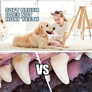 Pet Toothbrush Pen, Upgrade Dog Teeth Cleaning Pen Pet Teeth Repairing Kit, Cat/Dog Tooth Whitening & Cleaning Teeth Brightening Pen for Dog Cats Dental Care Fresh Breath