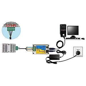 Temperature Humidity Sensor Module, High Accuracy DC10-30V Temperature Humidity Converter, Strong Antiinterference RS485 Communication for Laboratory