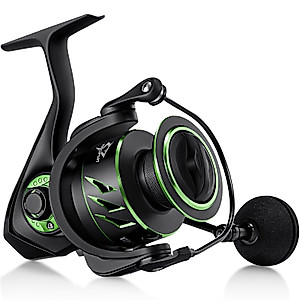 Piscifun Viper X Spinning Reel, Ultralight 6.2:1 High Speed Spinning Fishing Reel, 10+1BB, Carbon Fiber 33 LB Max Drag,4000 Series